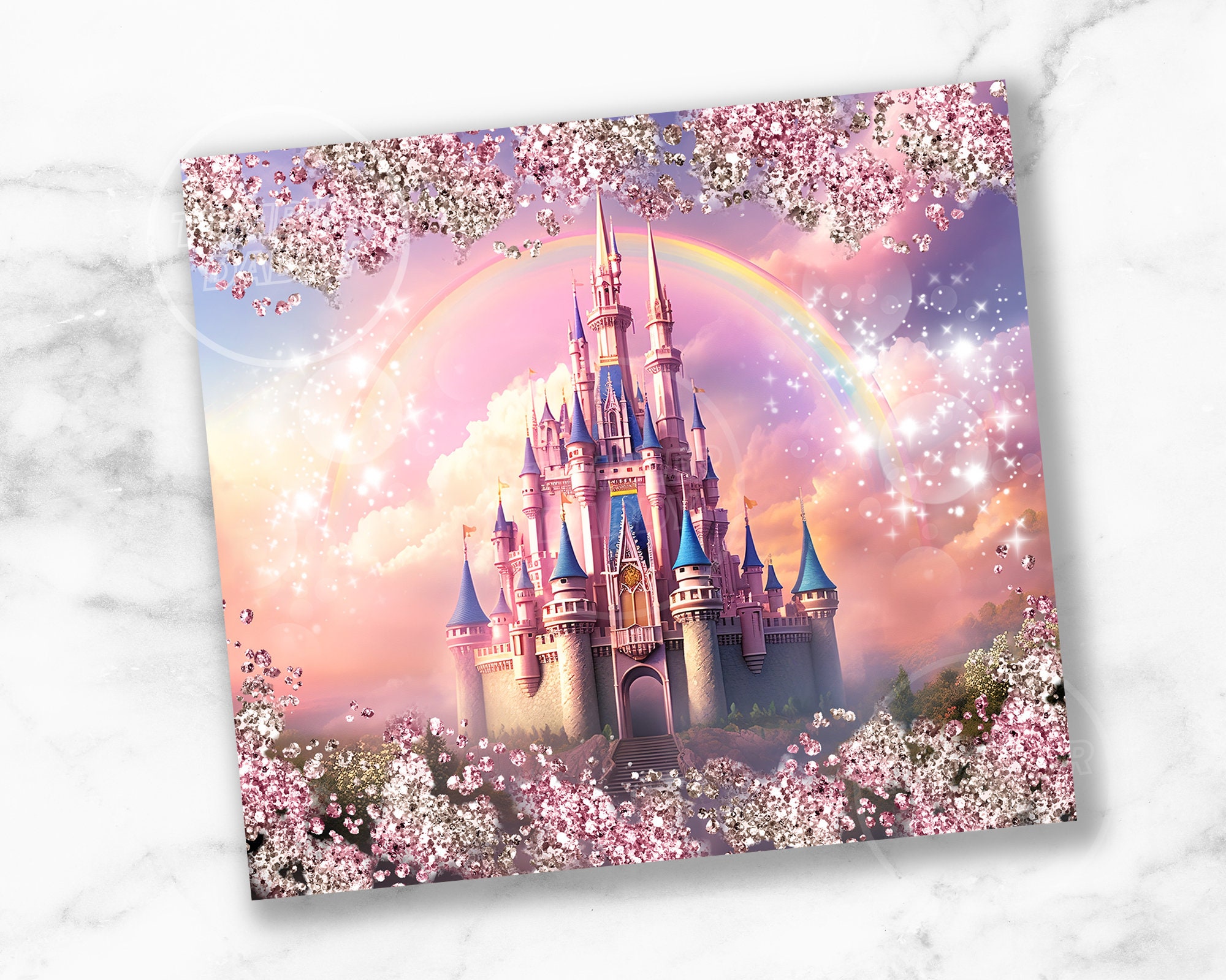 Princess Castle Fireworks | Png Digital Download | Princess Castle Wrap ...