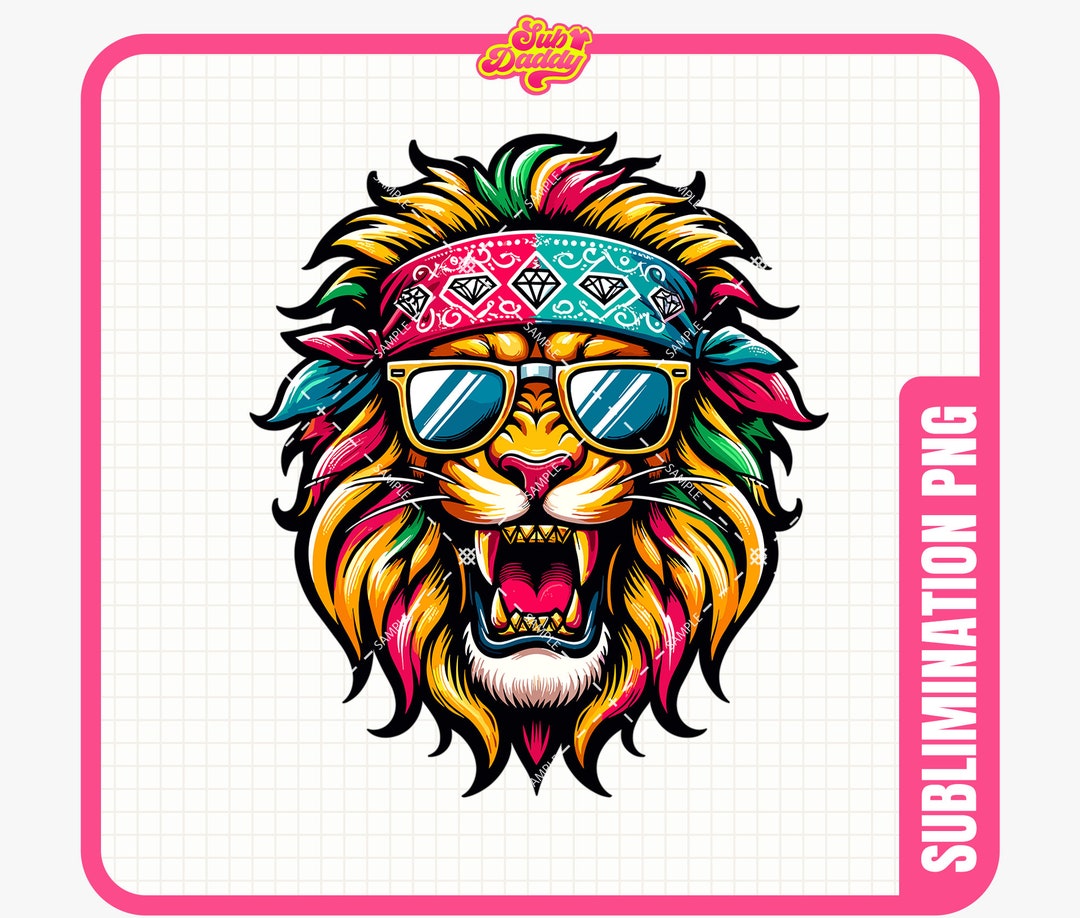 Summer Break Lion PNG | Spring Break Lion PNG Design | Festival Clipart ...
