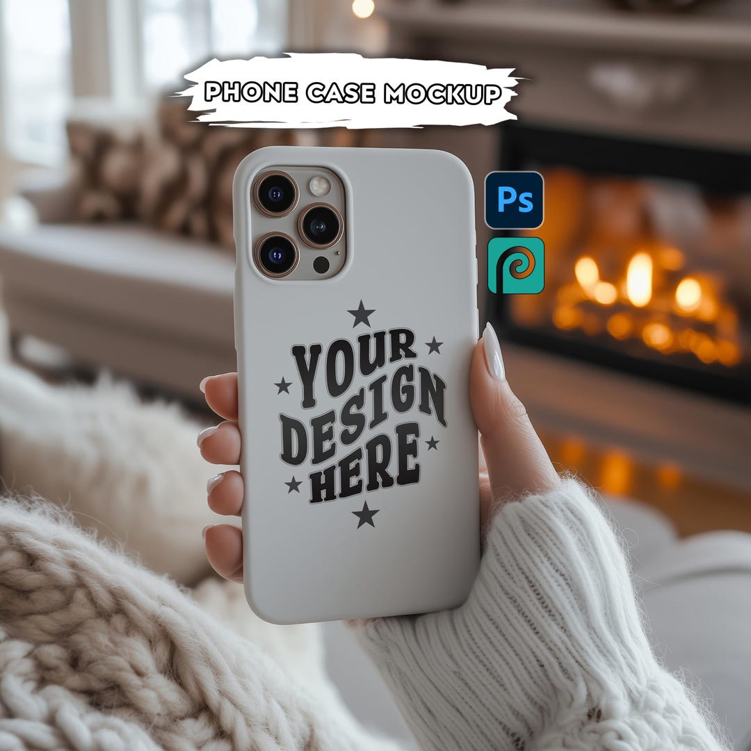 Phone Case Mockup: PSD Template for Photoshop (tutorial) - Etsy