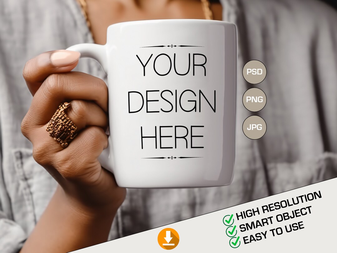 Blank Mug Mockup PSD Mug Mock up Coffee Mug Mock up Ceramic Mug ...