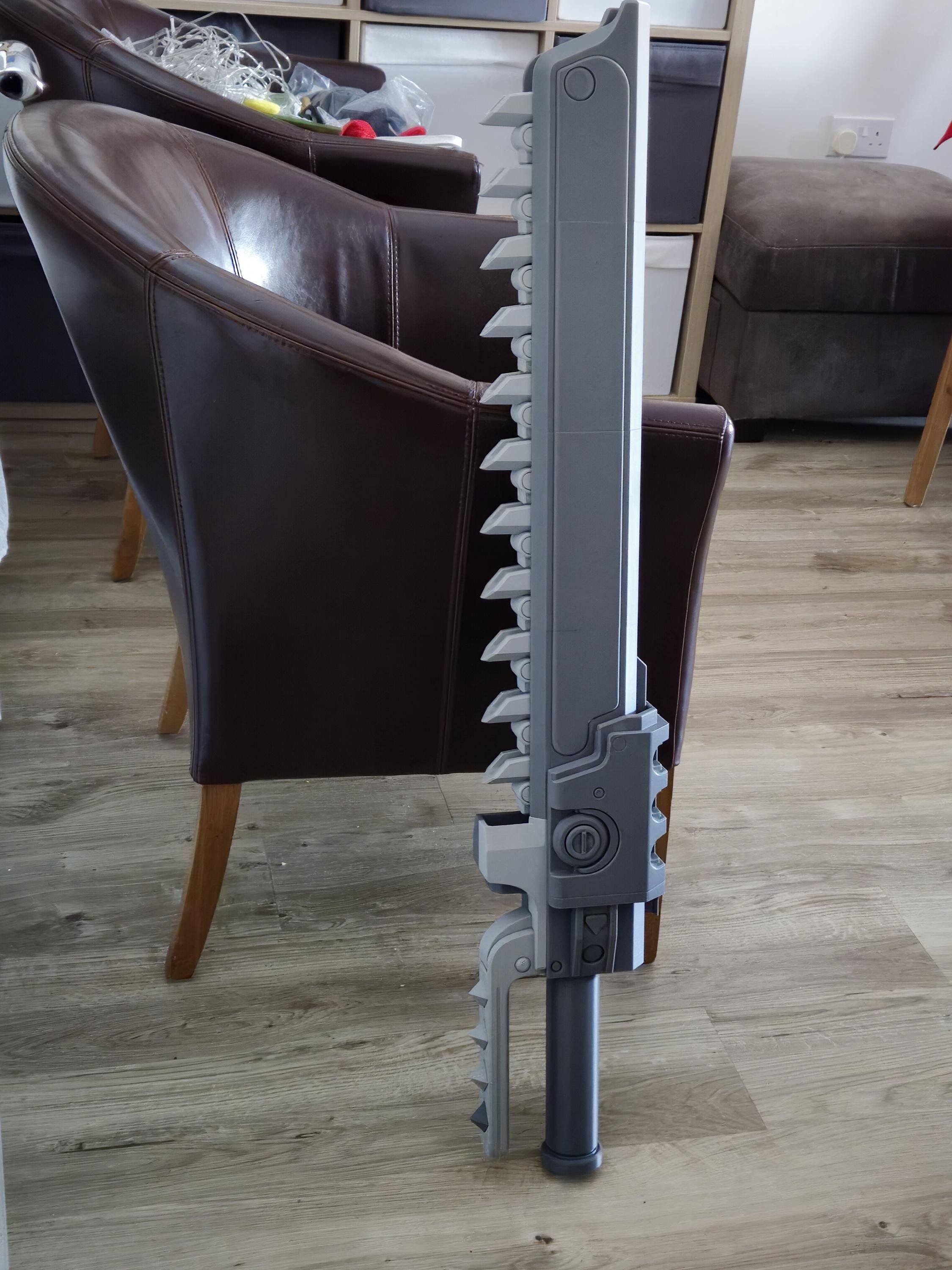 Futuristic Warrior Chainsword Prop | 3D Printed Cosplay Kit (unfinished ...
