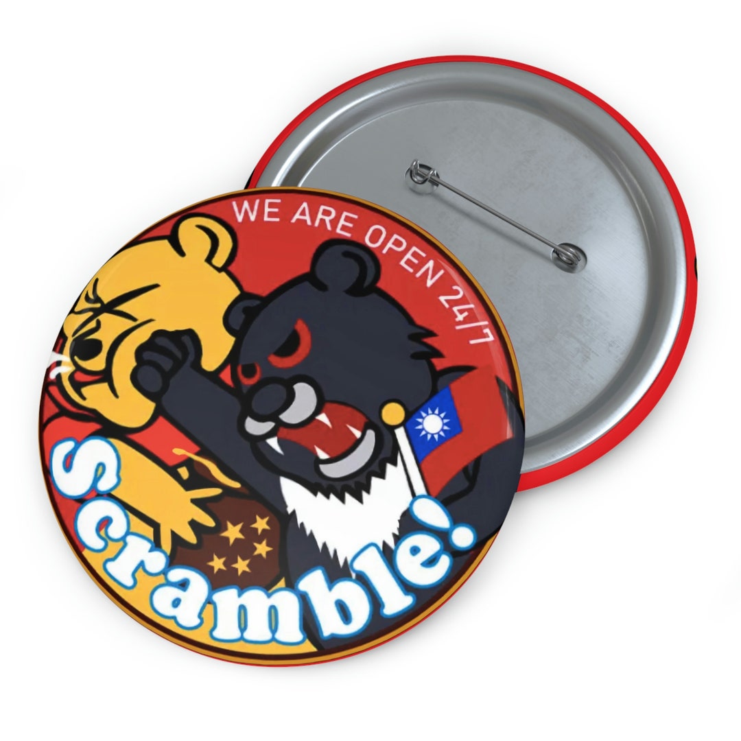 We Are Open 24-7 Scramble Taiwan Air Force Patch Pin Buttons - Etsy