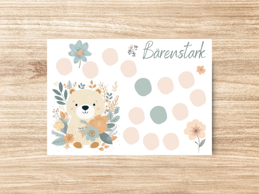 Reward Chart for Kids, PDF Printable. Motivation, Encouragement, Reward ...