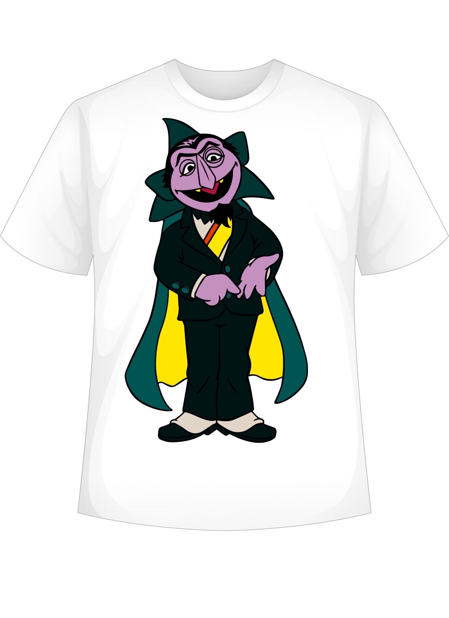 Count Dracula Sesame Street Drawing