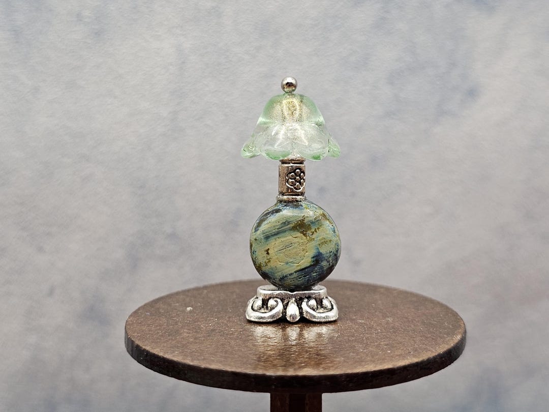 Rock N Glass Lamp Hand Made Scale 1:24 1/2 Dollhouse Miniatures - Etsy
