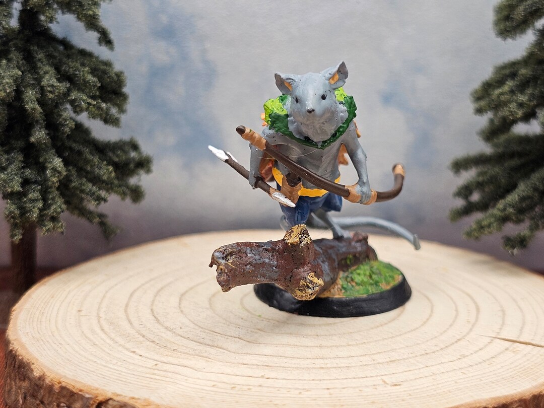 Mouse Archer Finished Hand Painted DND Figure Tabletop Gaming - Etsy