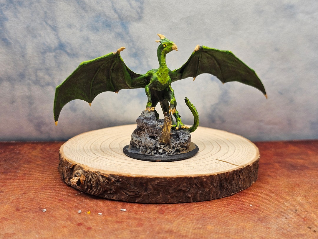 Young Wyrm Dragon Hand Painted DND Tabletop Gaming - Etsy
