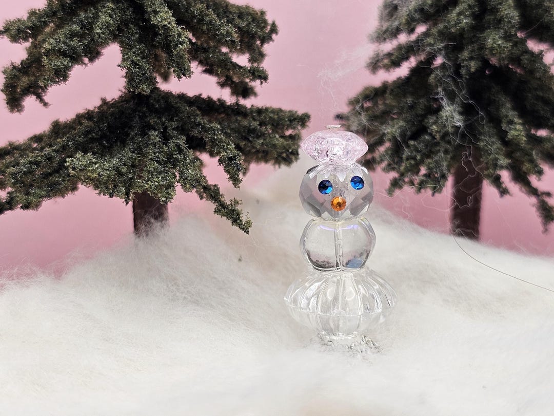 Miss Snow Lady Figure Hand Made Scale 1:24 1/2 Half Dollhouse ...