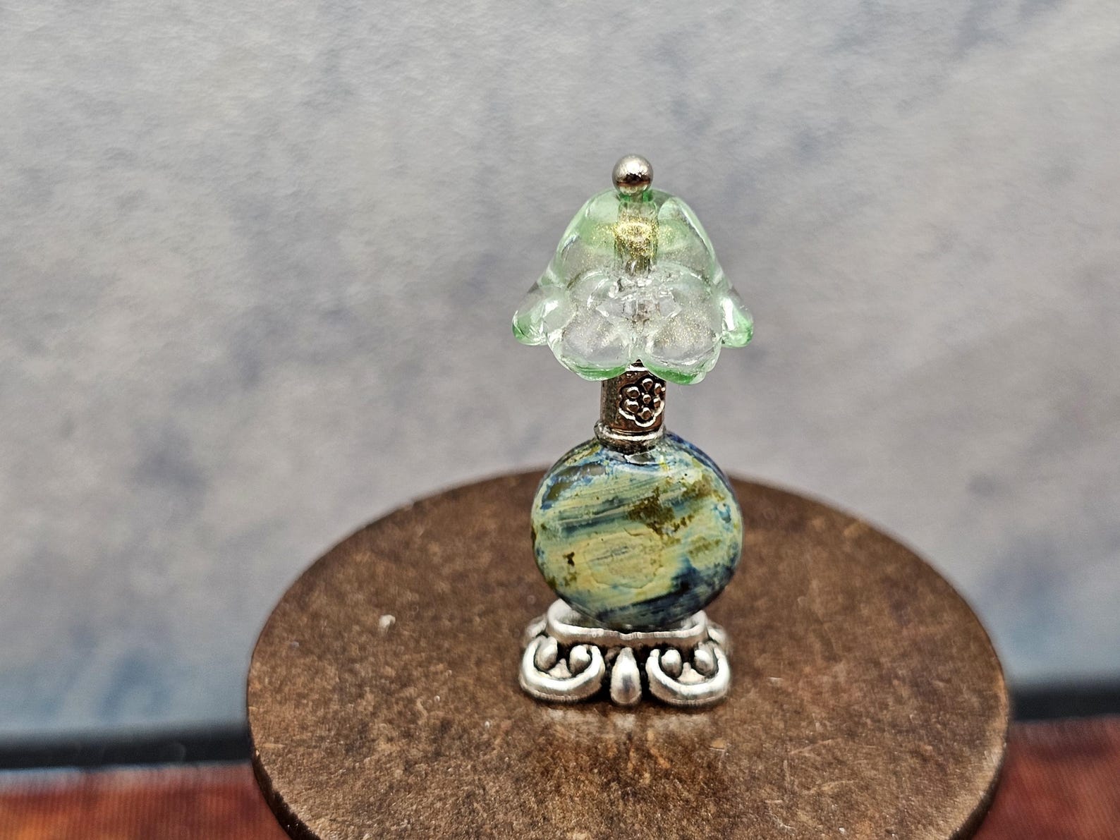 Rock N Glass Lamp Hand Made Scale 1:24 1/2 Dollhouse Miniatures - Etsy