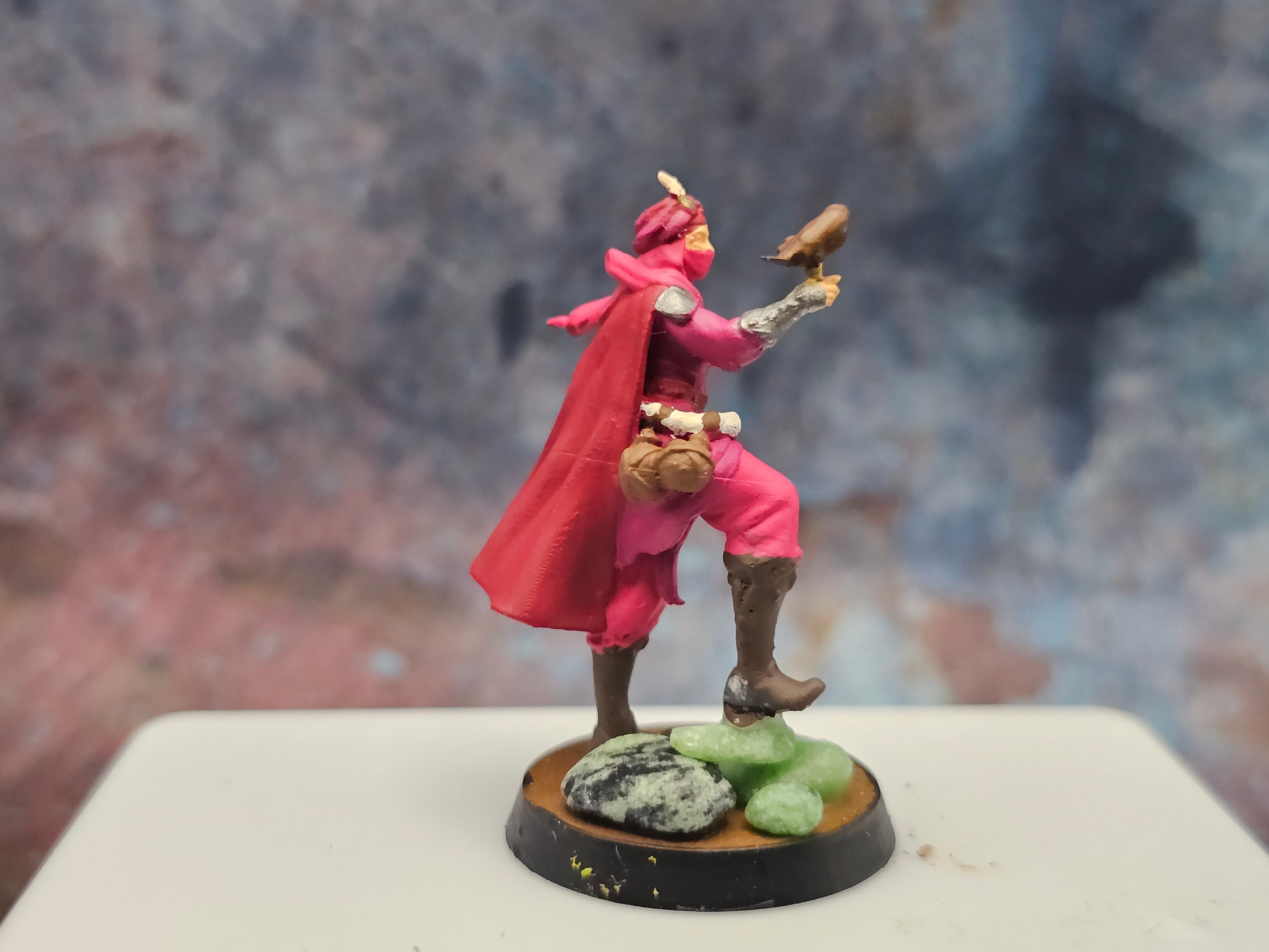 Female Leader Scout Warrior With Bird Hand Painted DND Tabletop Gaming ...