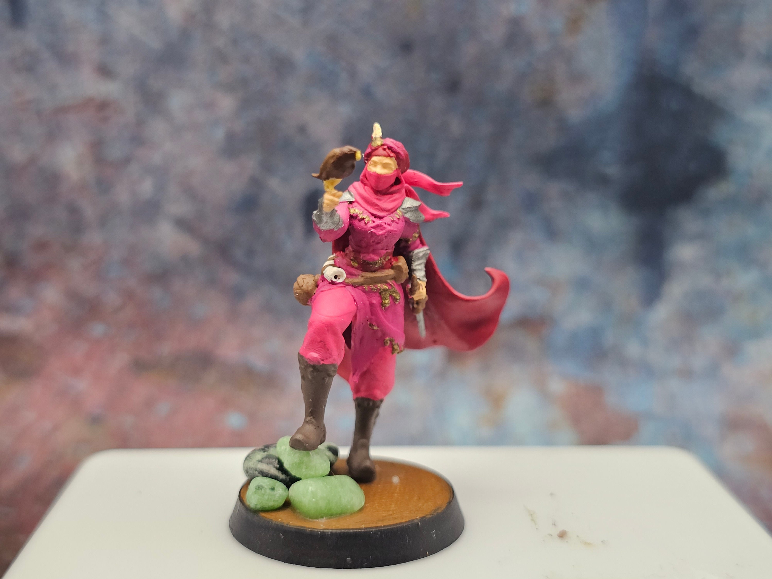 Female Leader Scout Warrior With Bird Hand Painted DND Tabletop Gaming ...