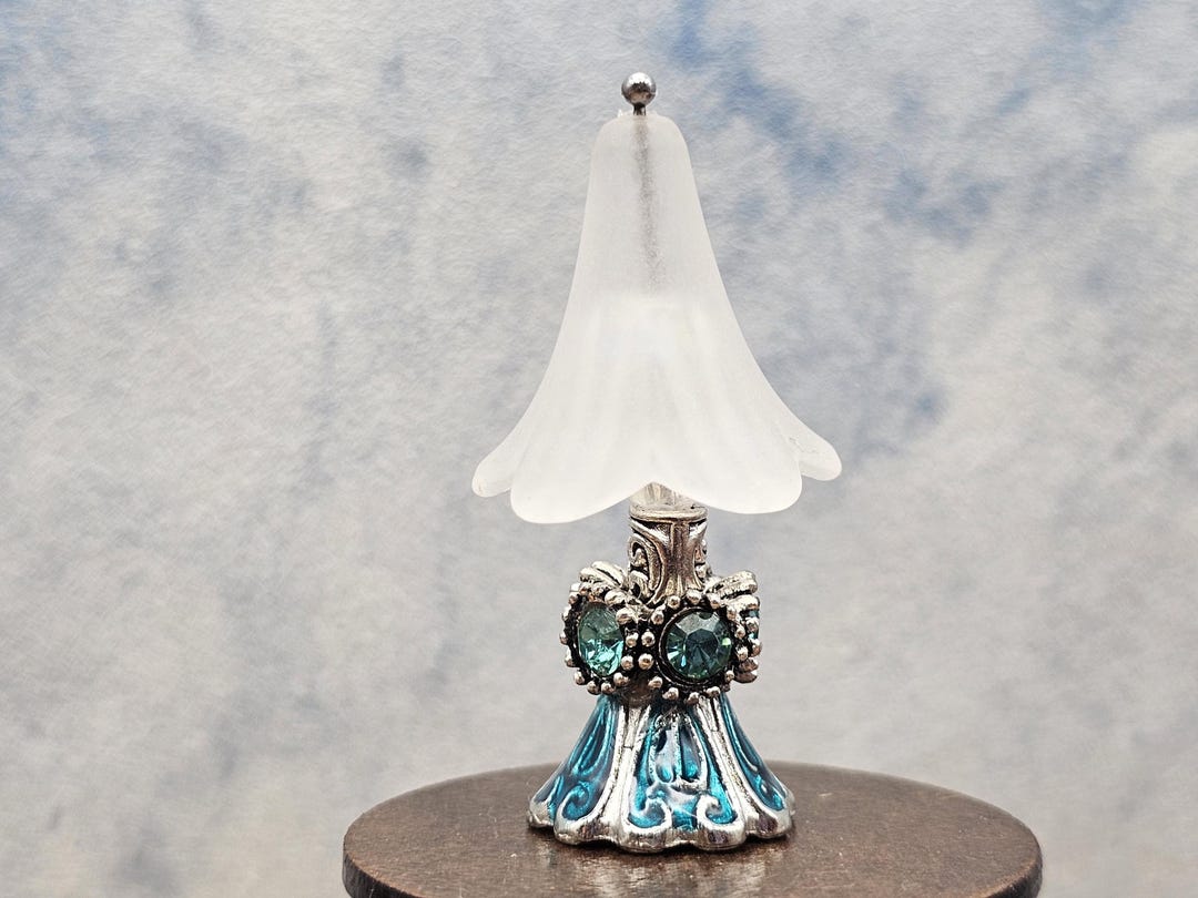 Royal Beauty Lamp Hand Made Scale 1:24 1/2 Dollhouse Miniatures - Etsy