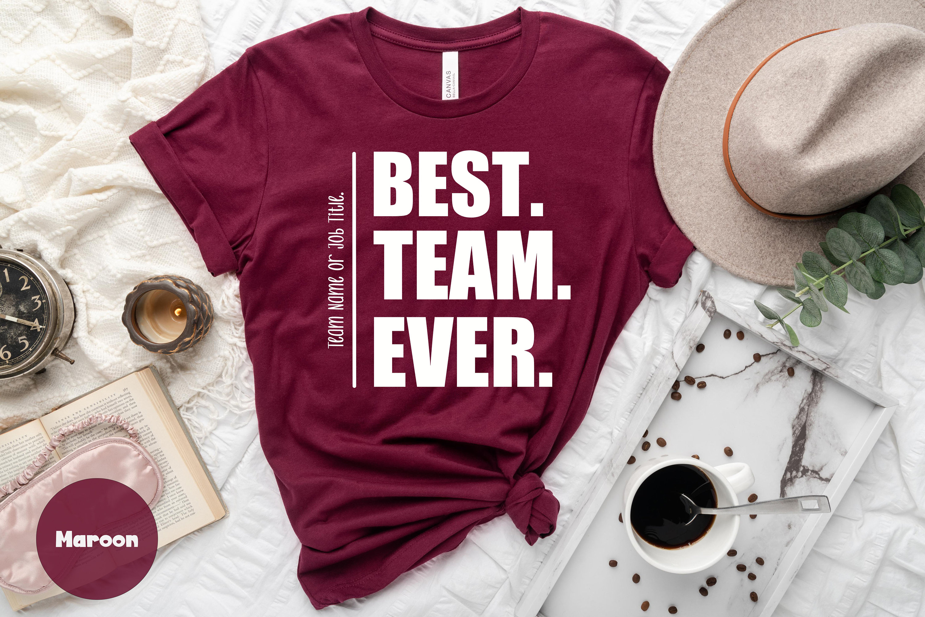 Customize Best Team Ever T-shirt, Teammate T-shirt, Staff Appreciation ...