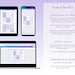 Purple Affirmation Cards Canva Template, Craftcore Affirmation Cards ...