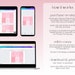 Pink Affirmation Cards Canva Template, Craftcore Affirmation Cards ...