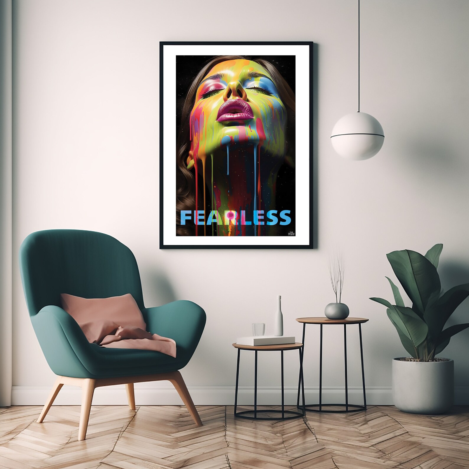Printable Wall Art - "fearless" Print and Frame - Etsy