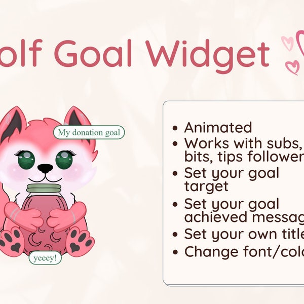 Follower Goal Widget - Etsy