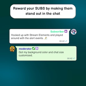 Twitch Chat With Avatars, Emotes, Typewriter Effect, Streamelements and ...