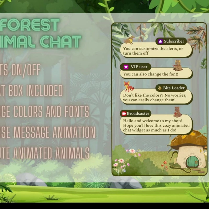 Twitch Chat Overlay - Etsy