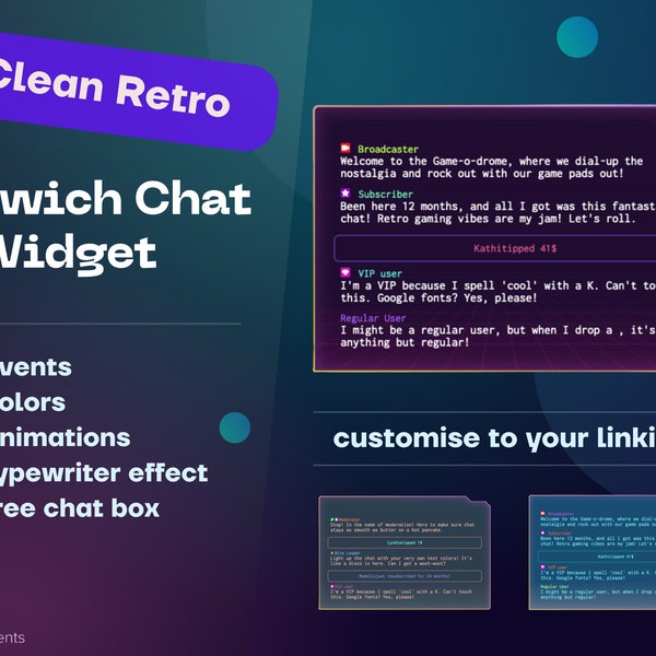 Twitch Chat Css - Etsy