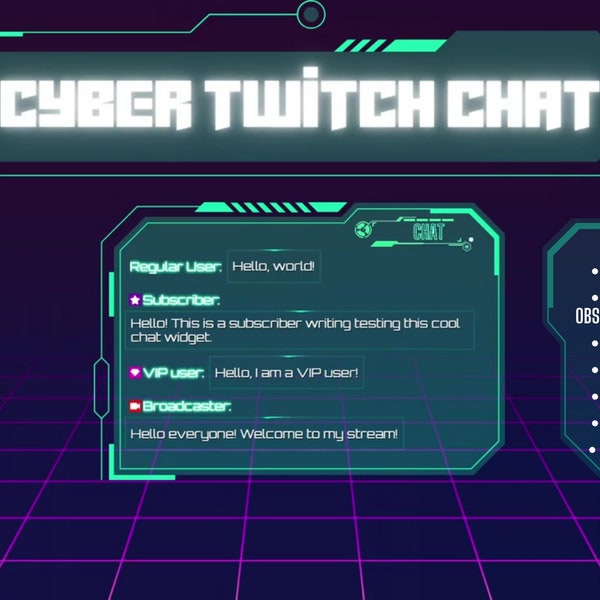 Chat Widget Streamlabs Etsy