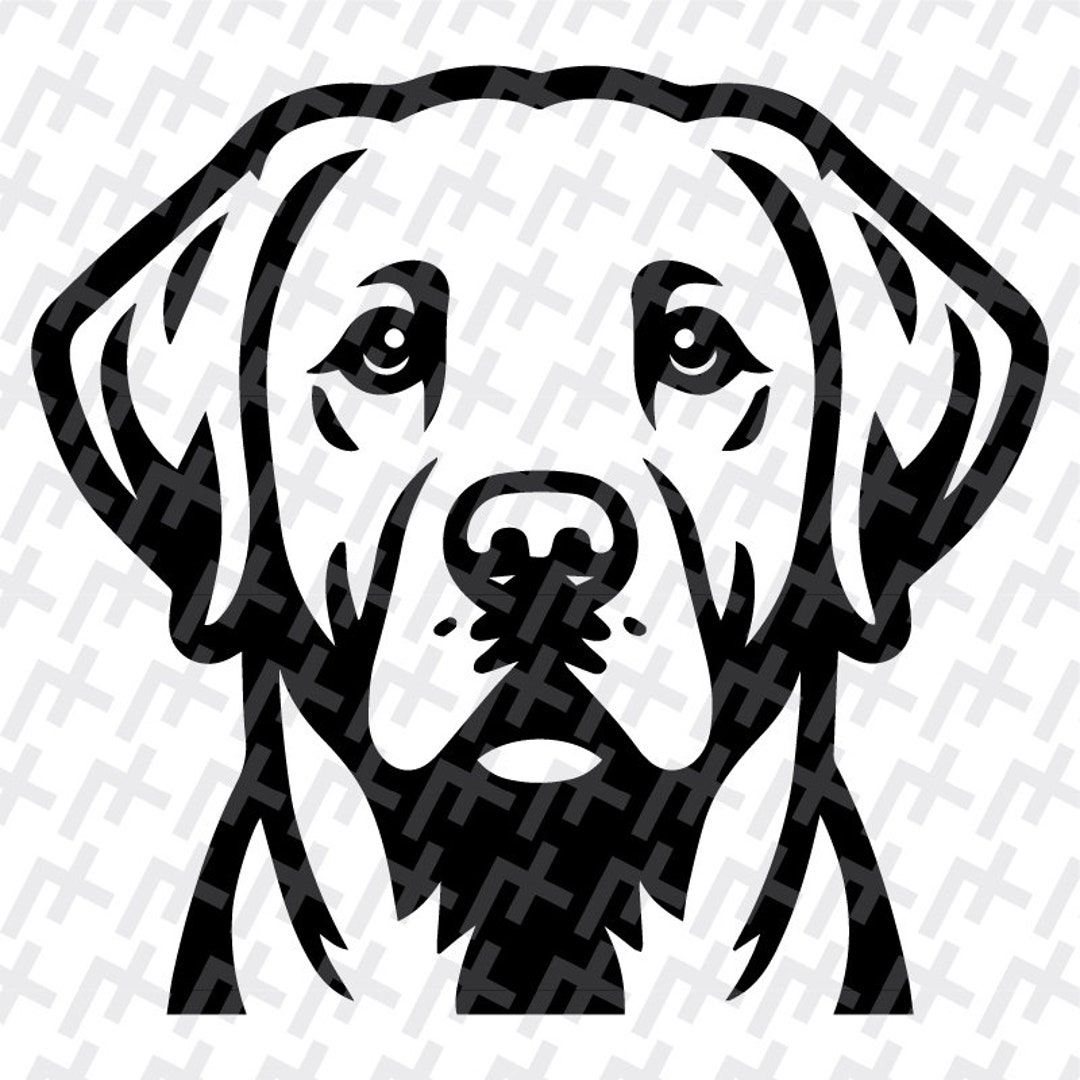 Labrador Retriever SVG Cut File - Friendly Dog Vector Graphic - Perfect ...