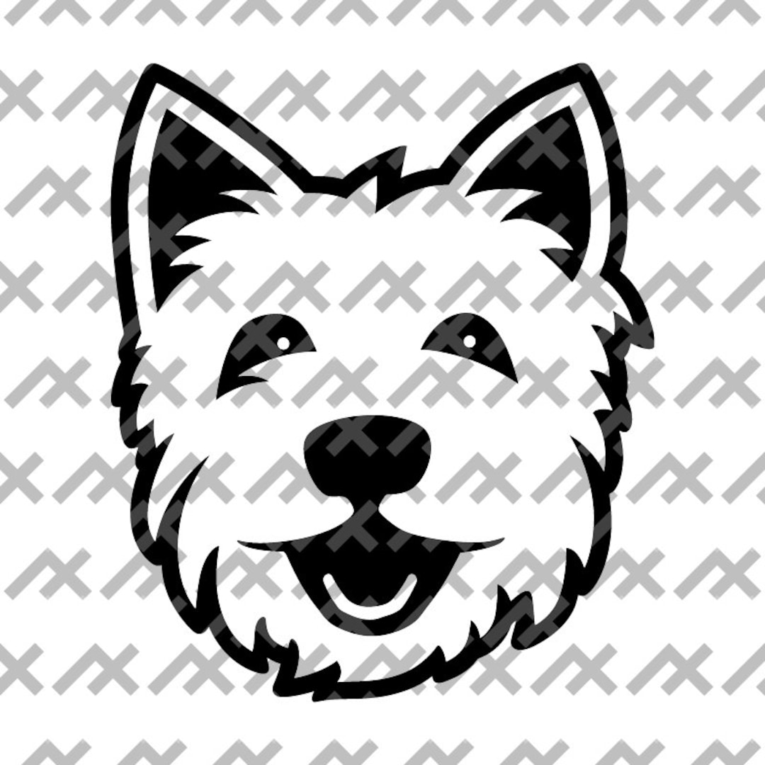 Westie Dog Vector Art Cute Svg/png/pdf/dxf Files for Crafting West ...