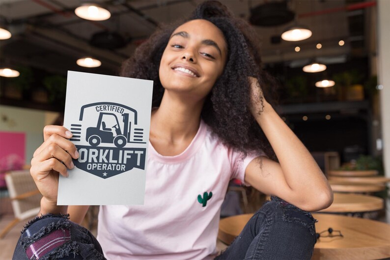 Certified Forklift Operator - Minimalist Team Logo SVG - Etsy