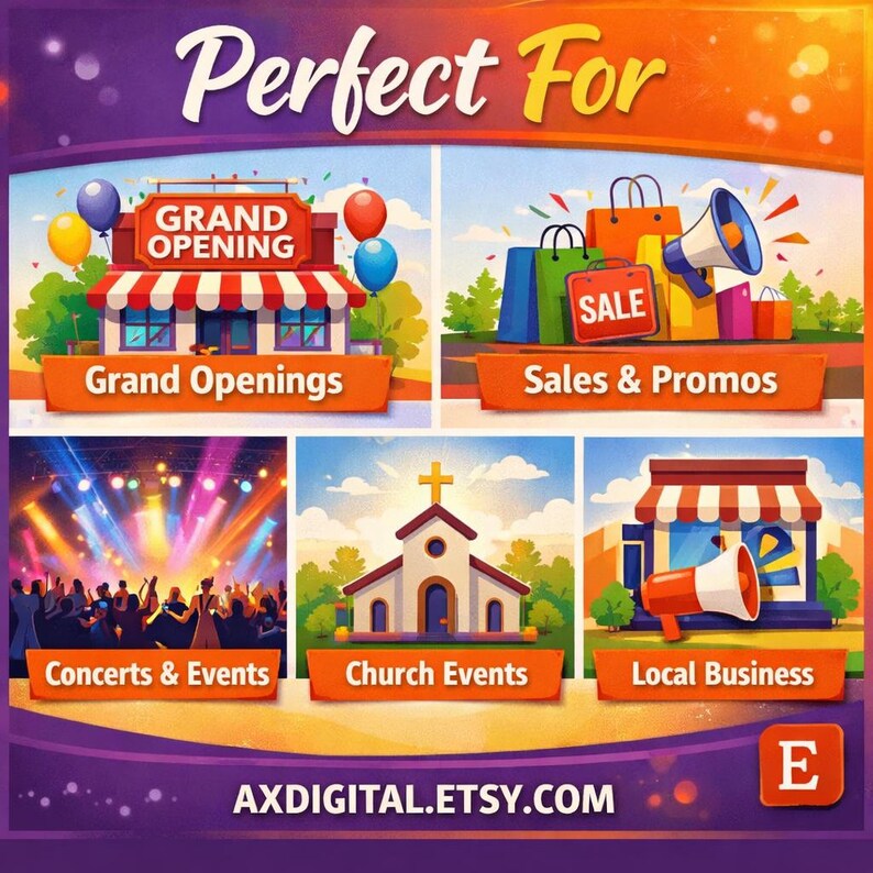 Custom Flyer Design – Print & Web Ready (digital Deliverable) - Etsy