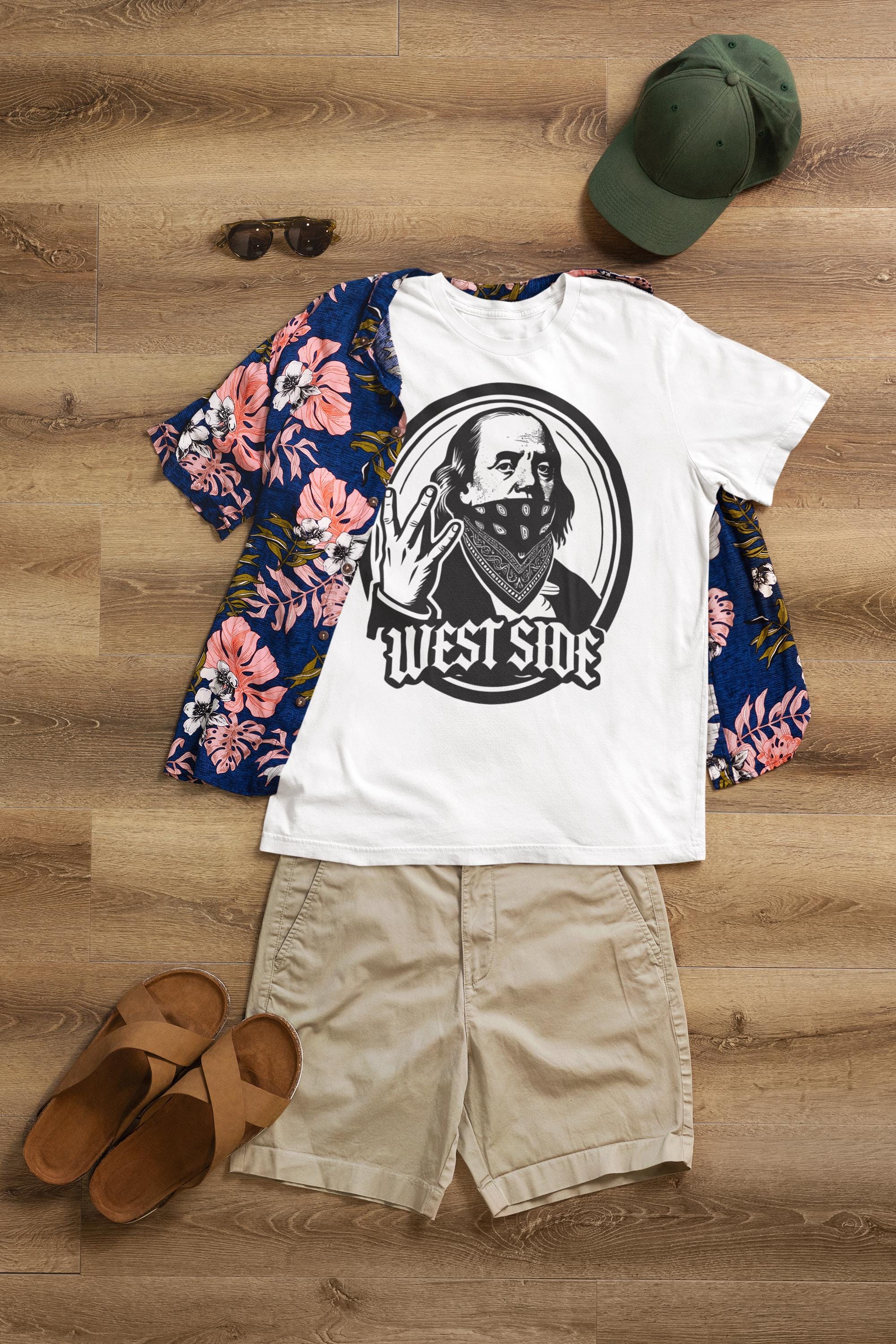 Benjamin Franklin West Side Design | Streetwear-inspired Vector Art Svg ...