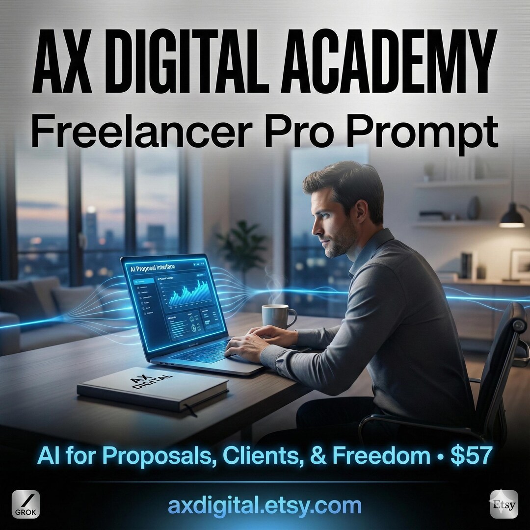 AX Digital Academy Freelancer Pro Prompt – AI for Proposals, Clients ...