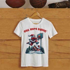 Slam Dunk Rap Santa SVG Holiday Hoops Digital Art - Etsy