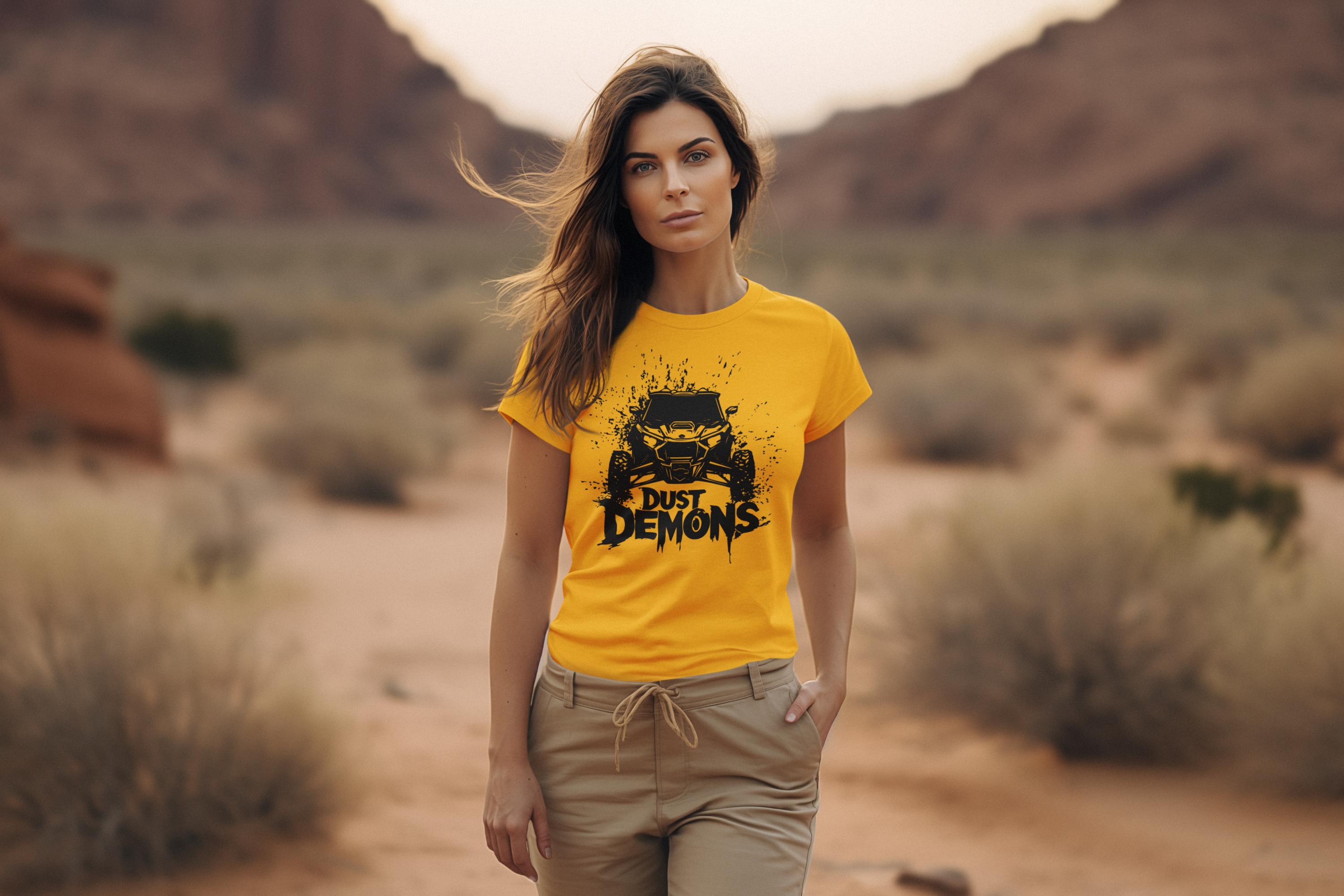 DUST DEMONS Off-road Logo - Bold Black and White Mud Effect Digital ...