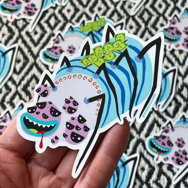 Creepy Psychedelic Stickers - Etsy