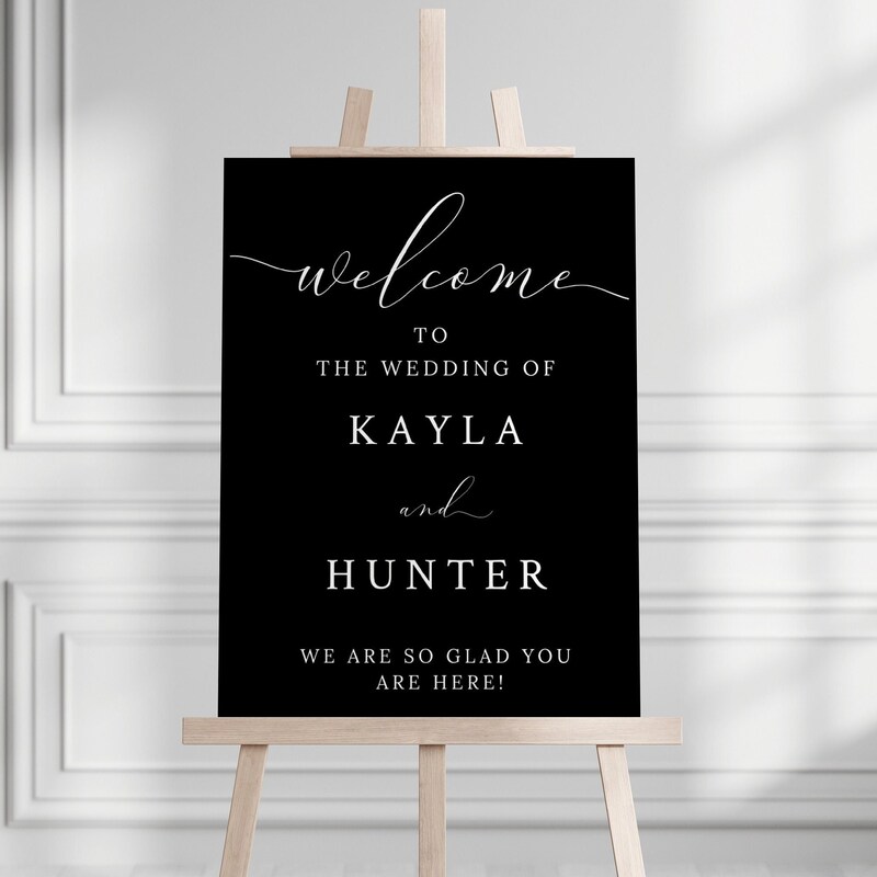 Elegant Wedding Sign - Etsy