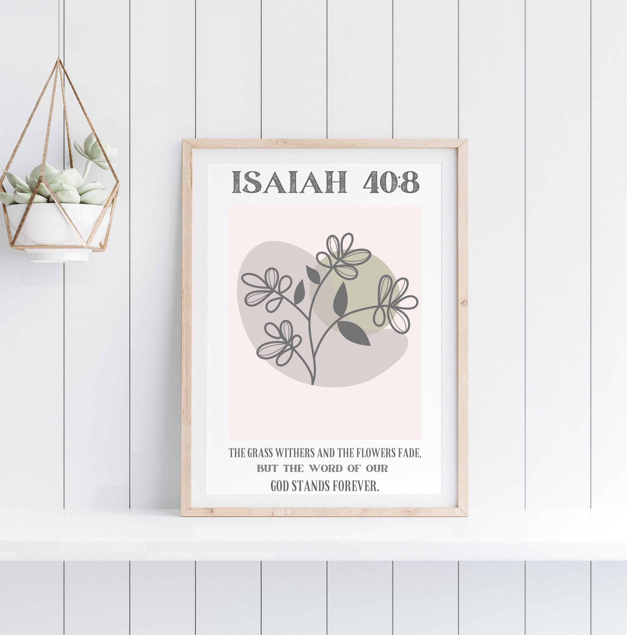 Christian Modern 3 Piece Wall Art Set for Living Room Abstract ...