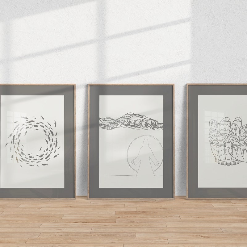 Modern Christian Art - Etsy