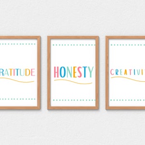 Classroom Character Trait Posters, Set of 9 Printables, Classroom ...