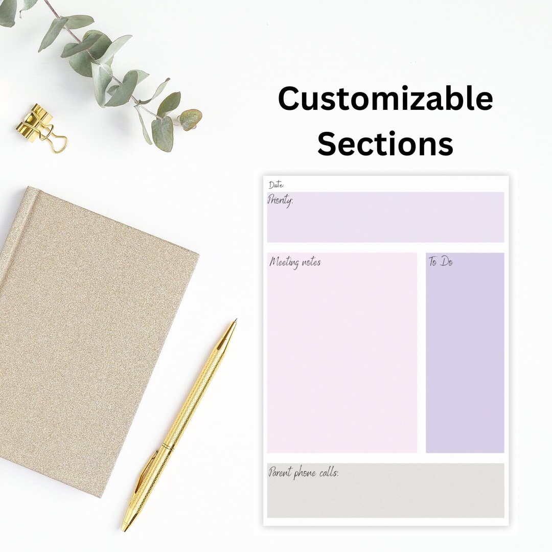 Teacher Notepad, Teacher Custom Note Pad, Organizational Notepad ...