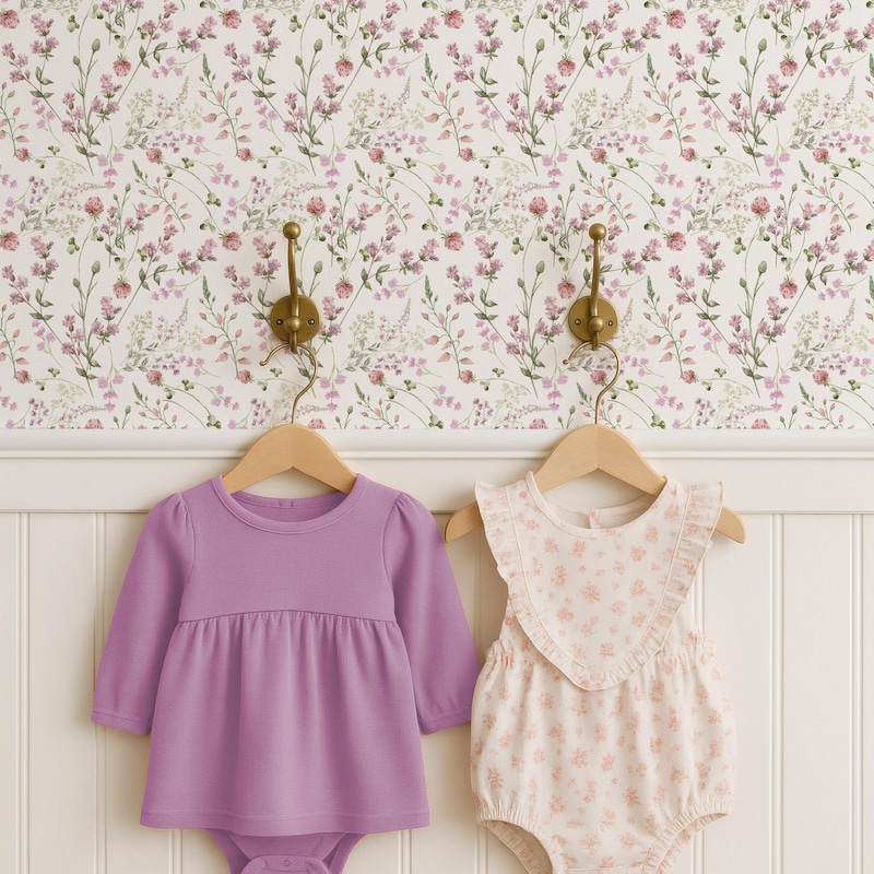 Nursery Blush Wallpaper - Etsy