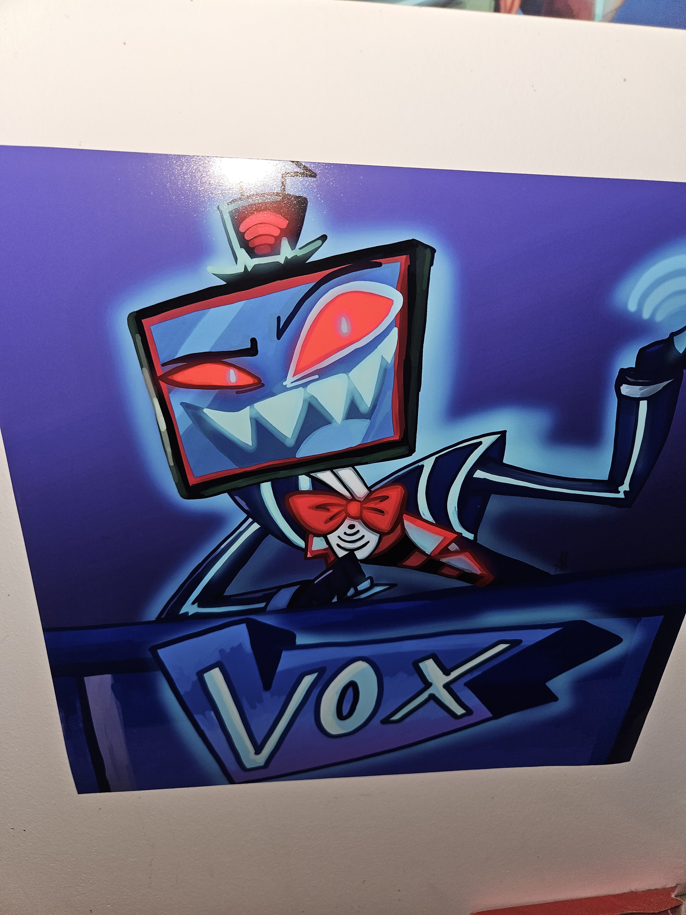 Hazbin Hotel Vox Drawing Art Print - Etsy