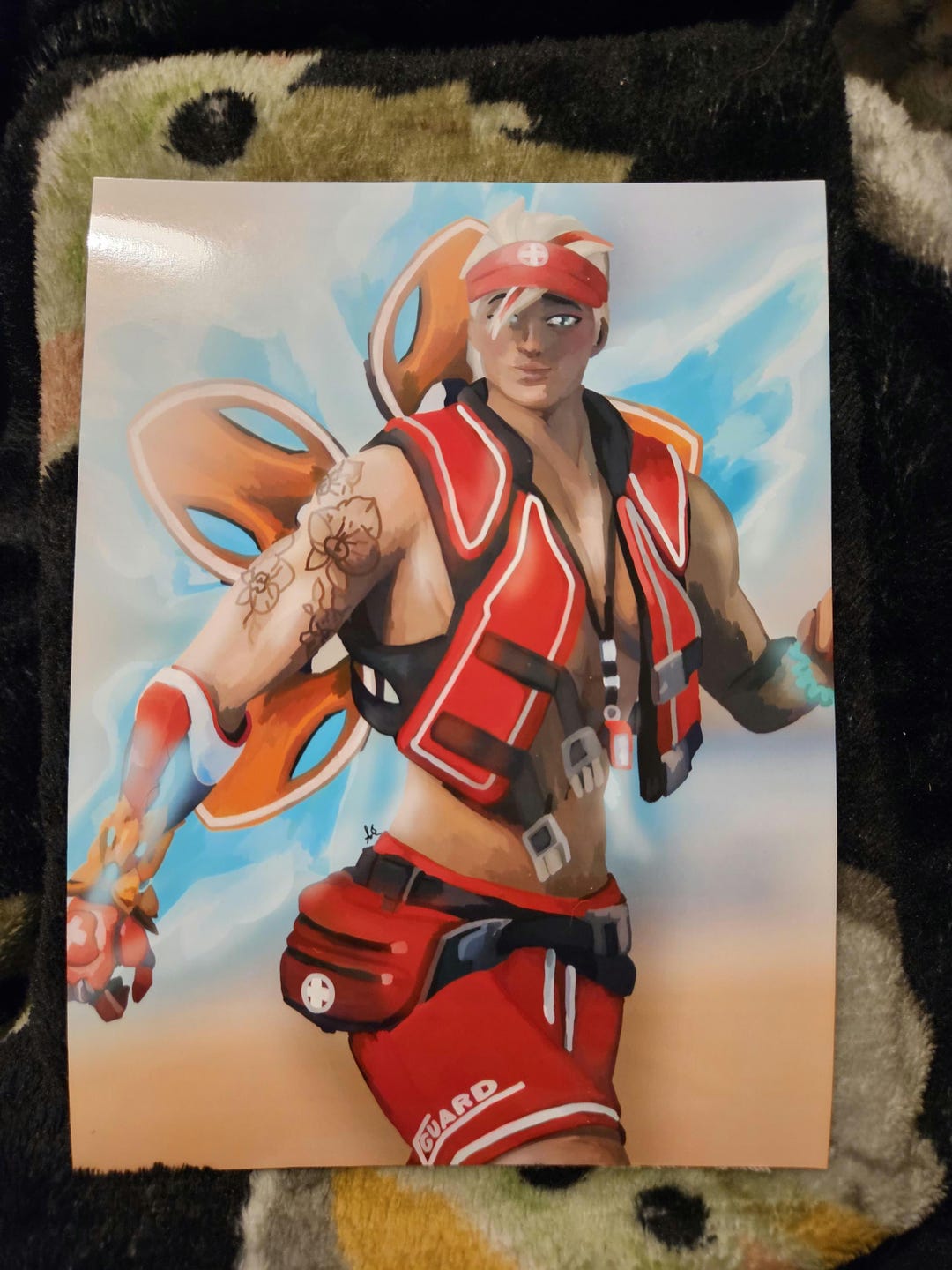 Overwatch 2 Lifeweaver Lifeguard Skin Drawing Art Print - Etsy
