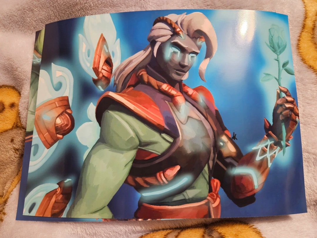 Overwatch 2 Ghostbloom Halloween Lifeweaver Drawing Art Print - Etsy