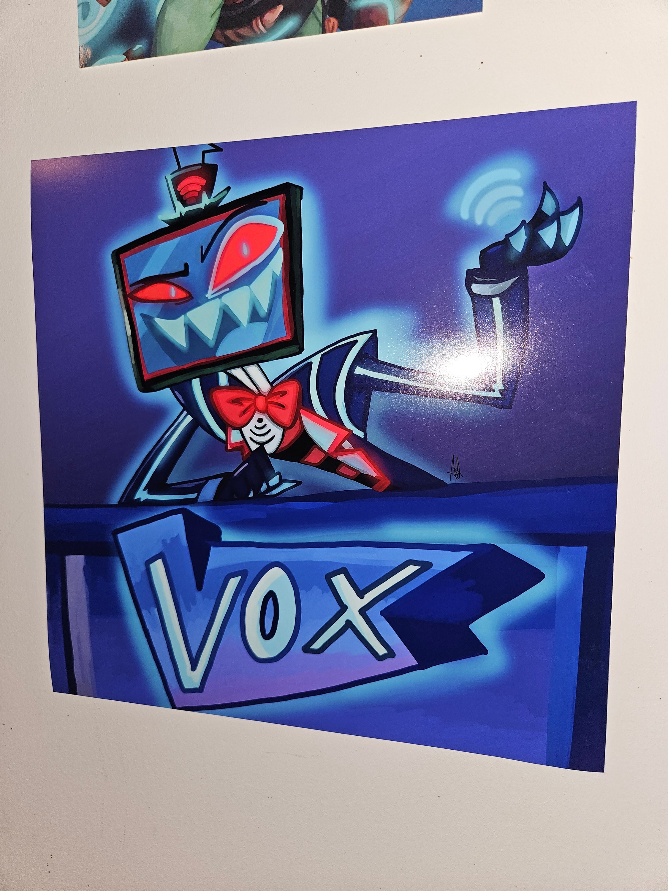 Hazbin Hotel Vox Drawing Art Print - Etsy