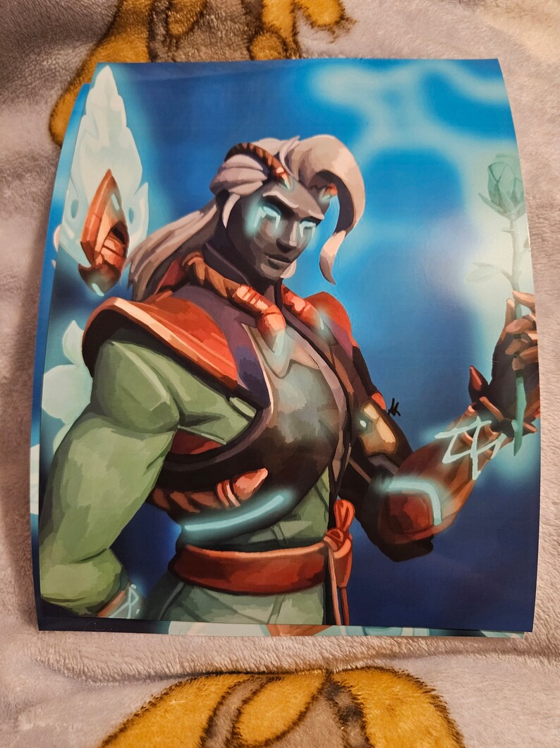 Overwatch 2 Ghostbloom Halloween Lifeweaver Drawing Art Print - Etsy