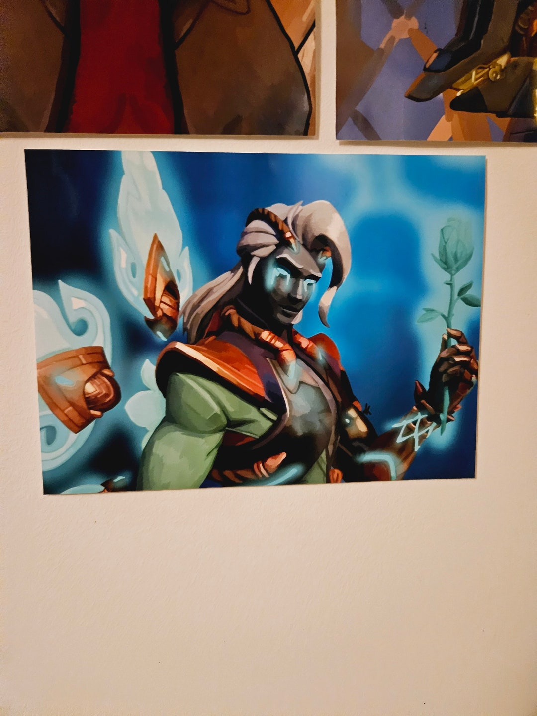 Overwatch 2 Ghostbloom Halloween Lifeweaver Drawing Art Print Ow2 - Etsy