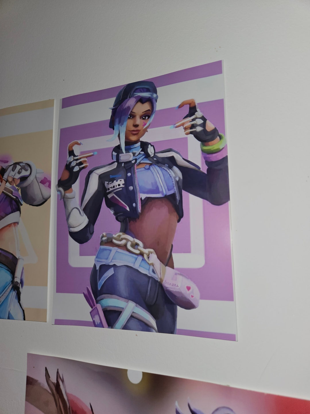 SOMBRA Le Sserafim Kpop Skin Overwatch 2 Drawing Art Print Sombra - Etsy