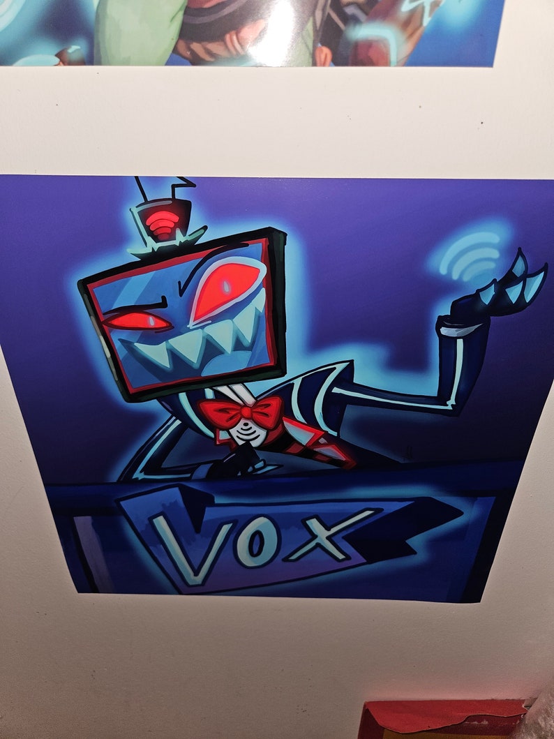 Hazbin Hotel Vox Drawing Art Print - Etsy