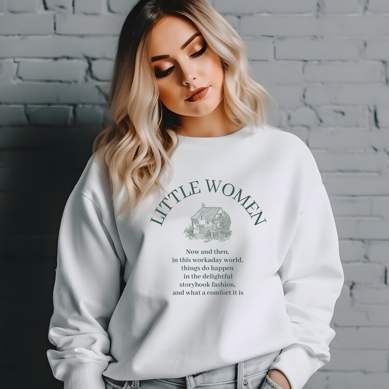 Little Women Sweatshirt Little Women Gift Louisa M. Alcott - Etsy