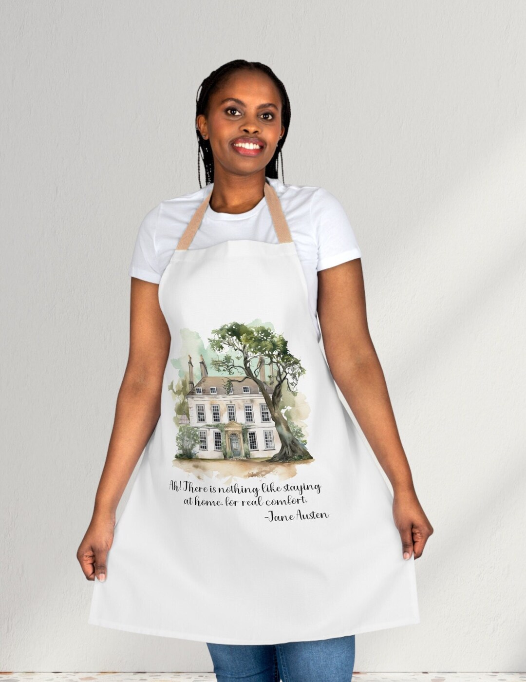Apron for Women, Jane Austen Apron, Jane Austen Gift, Bookish Gift ...